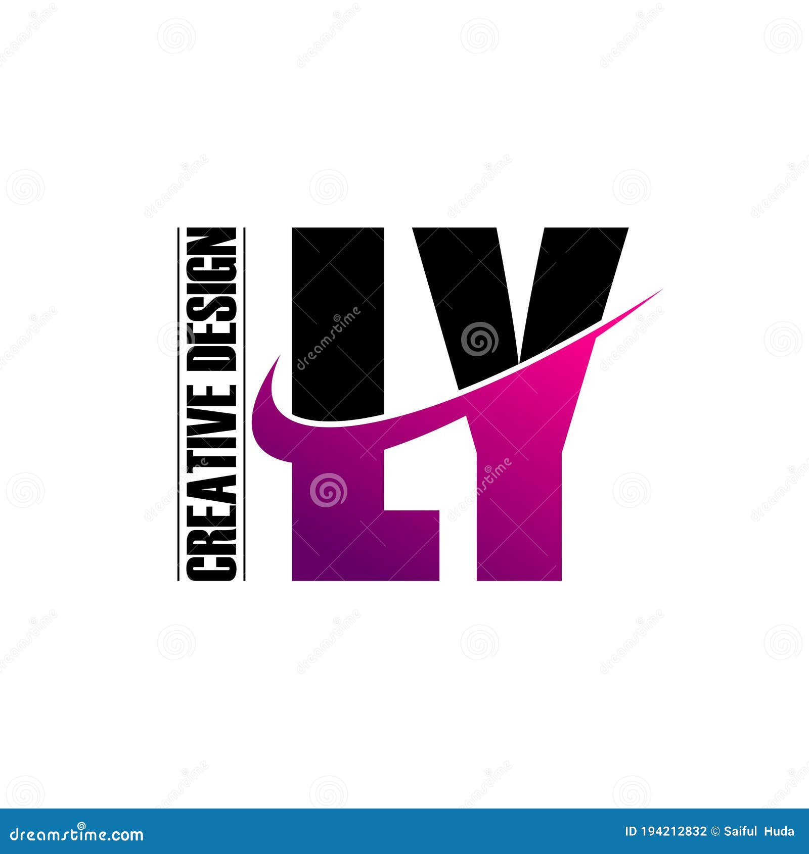 Letter LY Simple Monogram Logo Icon Design. Stock Vector - Illustration ...