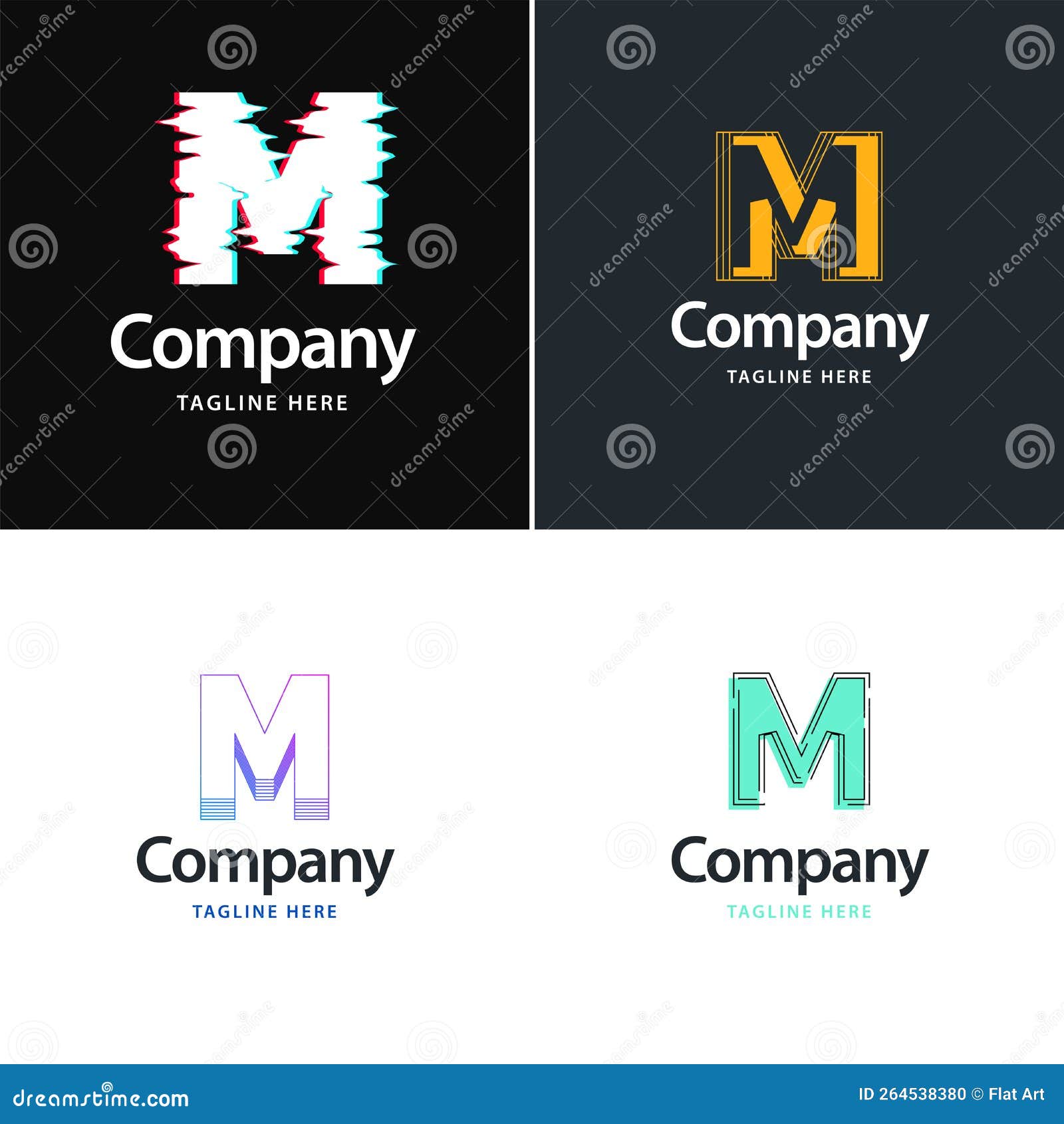 Letter M Big Logo Pack Design Creative Modern Logos Design for Your ...
