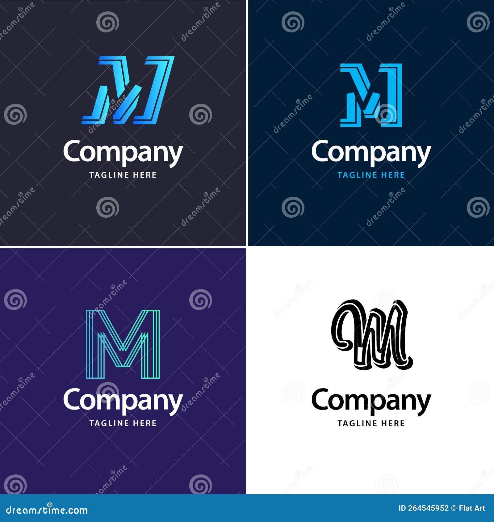 Letter M Big Logo Pack Design Creative Modern Logos Design for Your ...