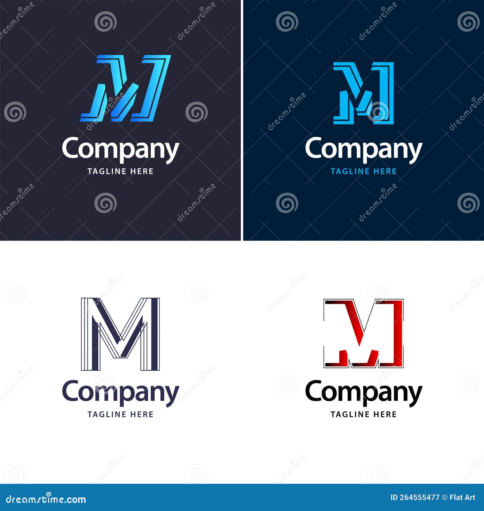 Letter M Big Logo Pack Design Creative Modern Logos Design for Your ...