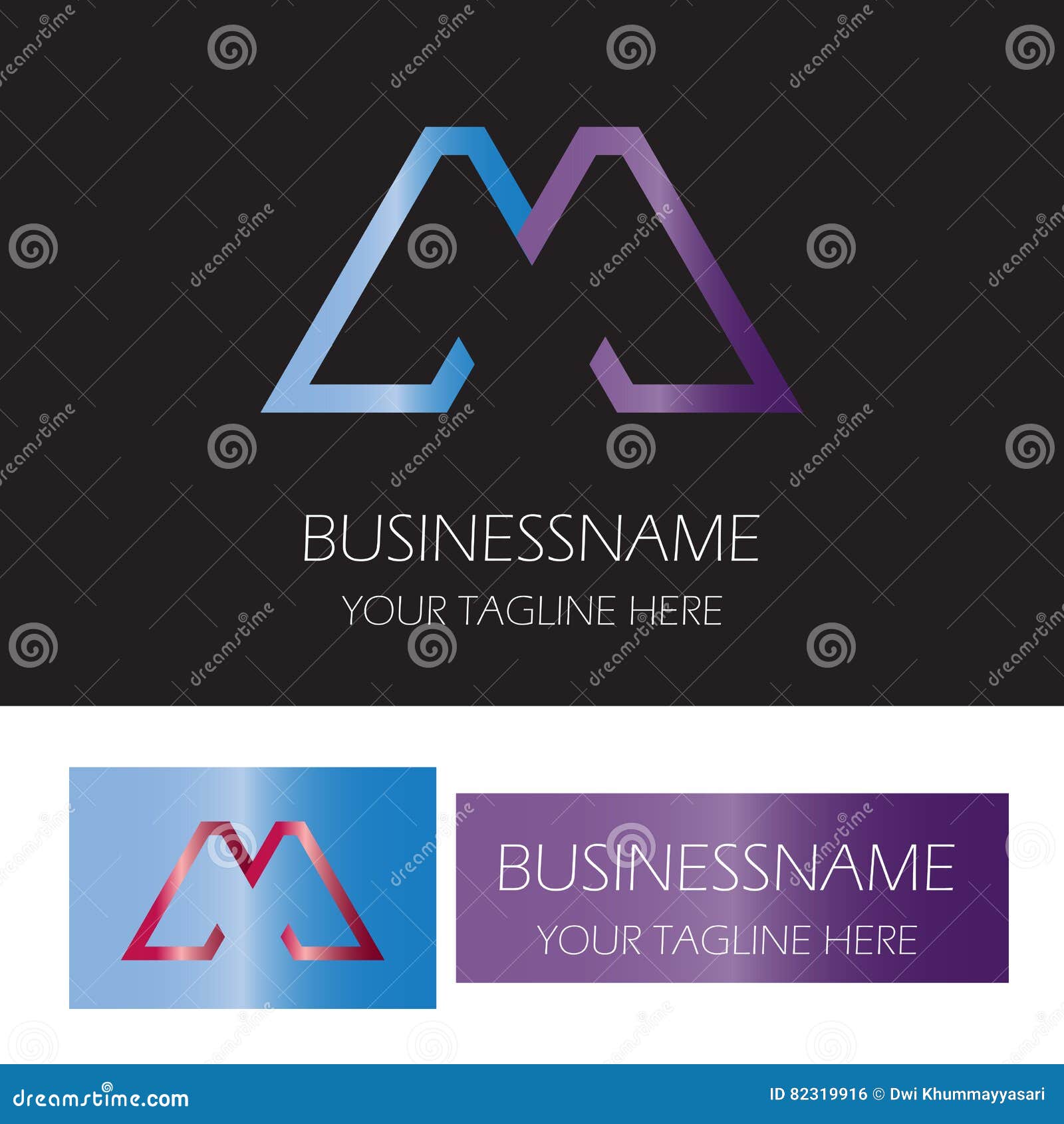 Letter M company logo stock vector. Illustration of letter - 82319916