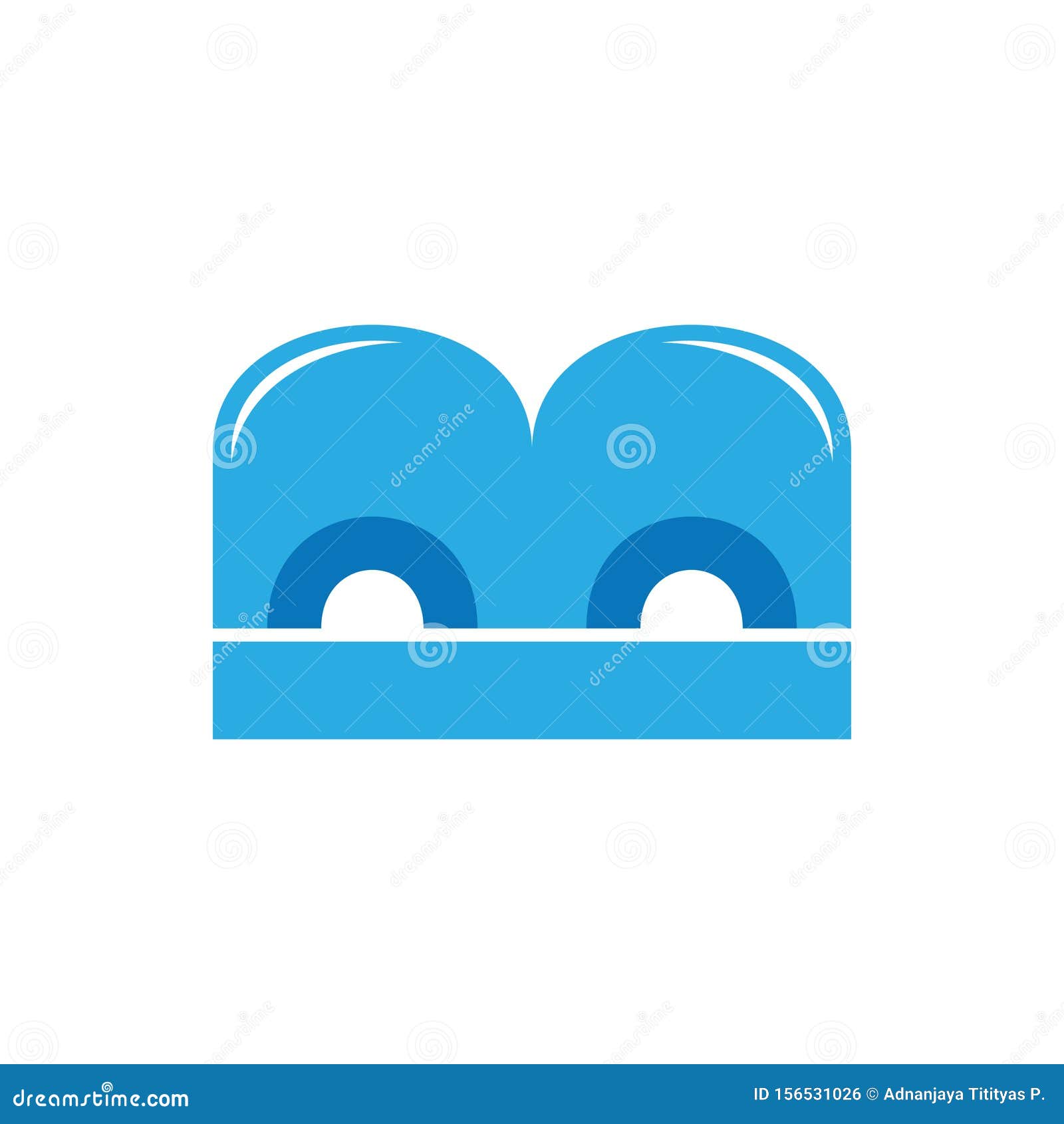 Letter M Cute Geometric Shine Logo Vector Stock Vector - Illustration ...