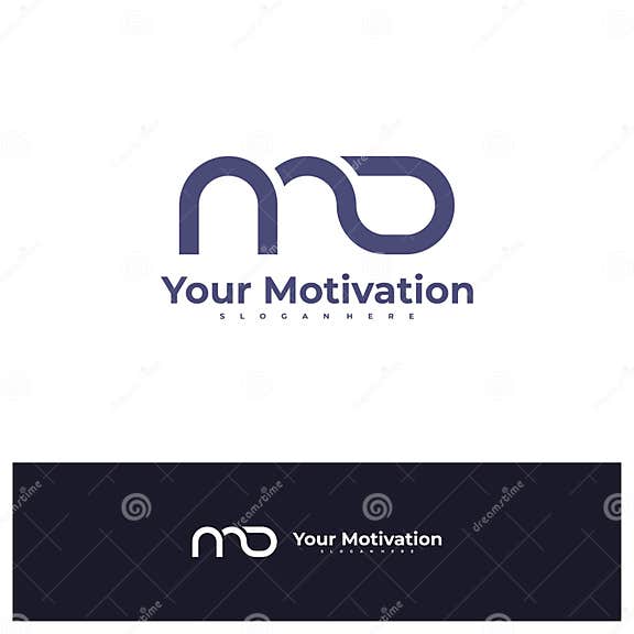Letter M D Logo Design Vector Template, Initial MD Logo Concepts ...