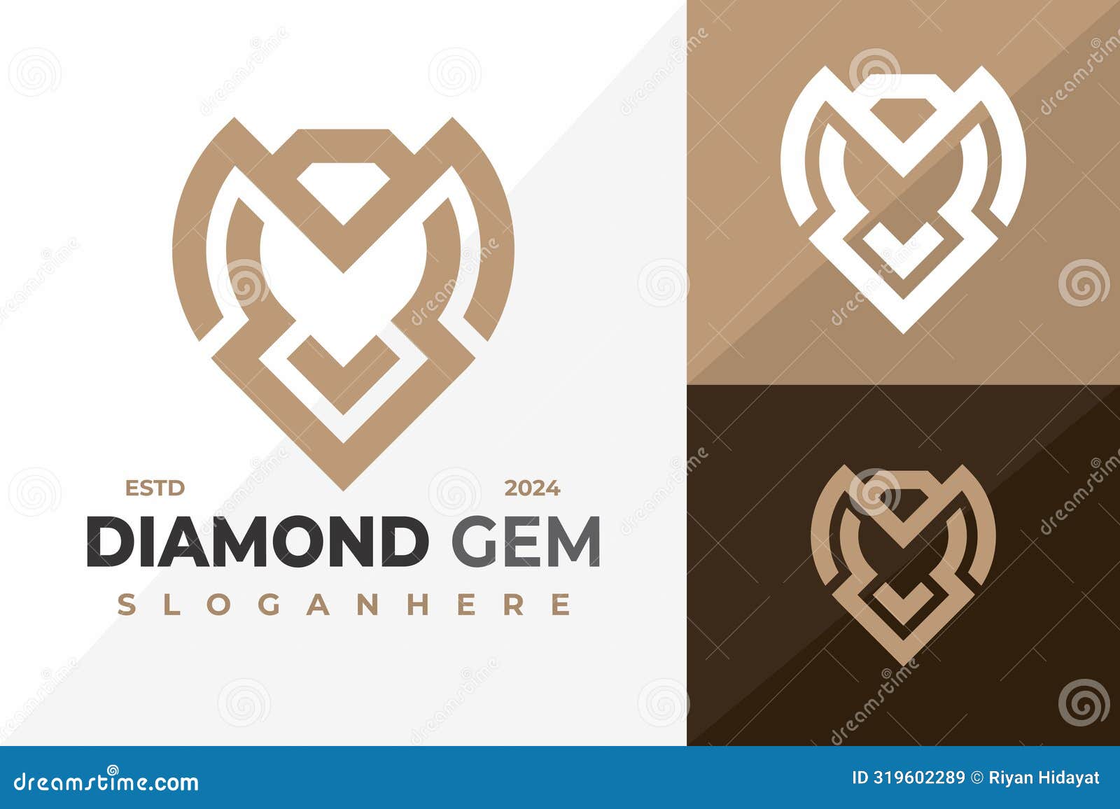 Letter M Diamond Logo Design Vector Symbol Icon Illustration Stock ...