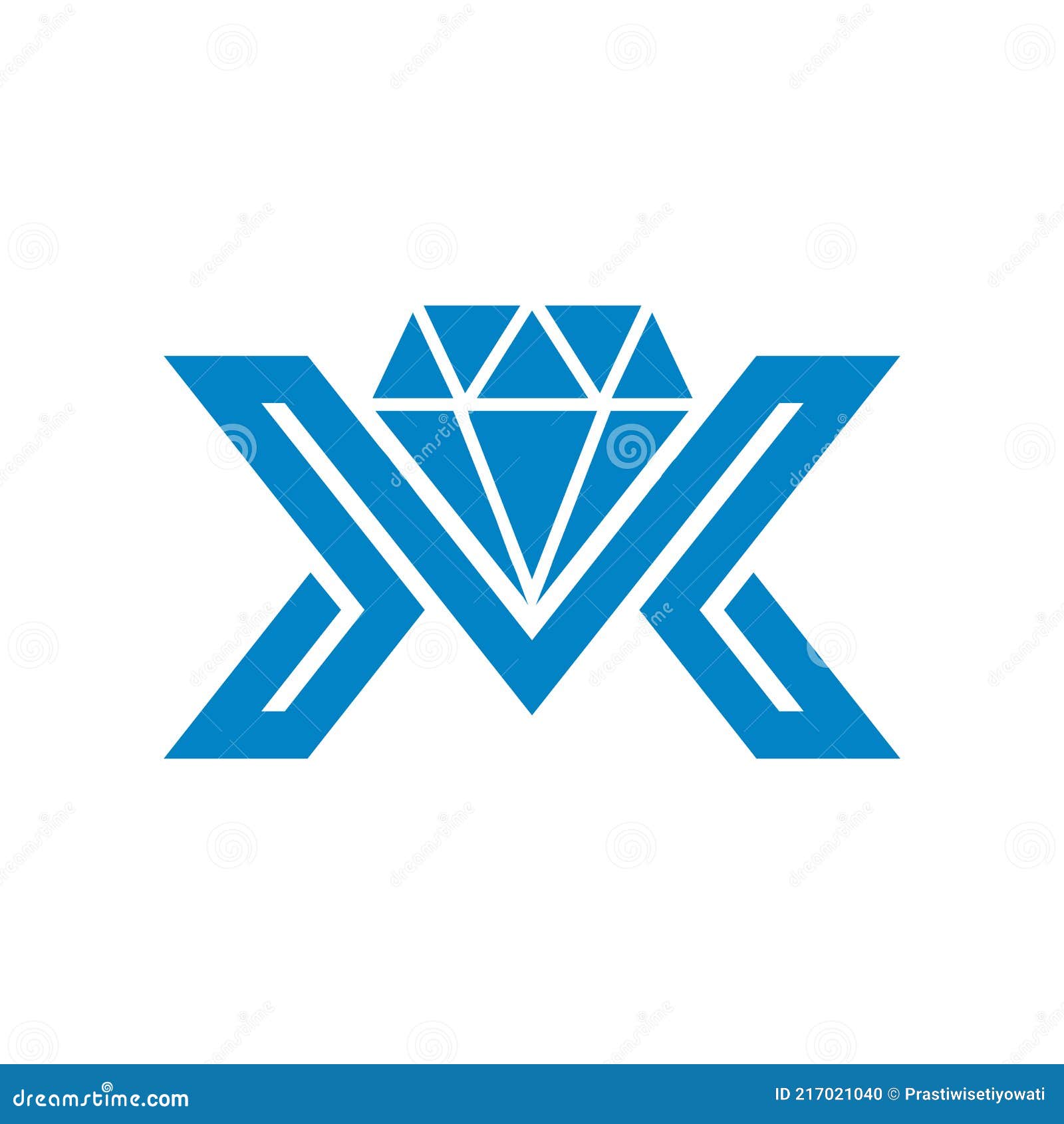 Letter M diamond logo icon stock vector. Illustration of identity ...