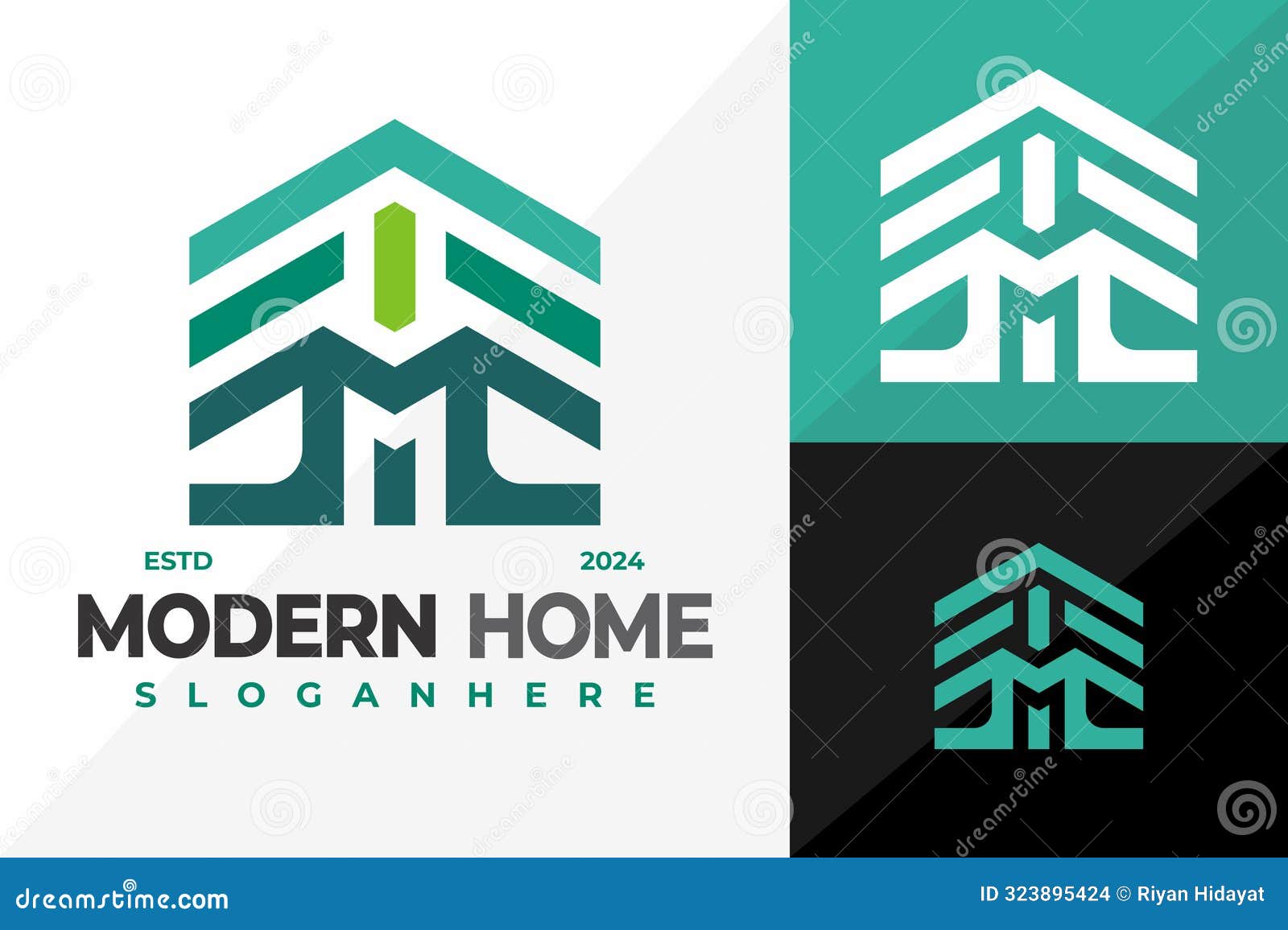Letter M House Modern Logo Design Vector Symbol Icon Illustration Stock ...