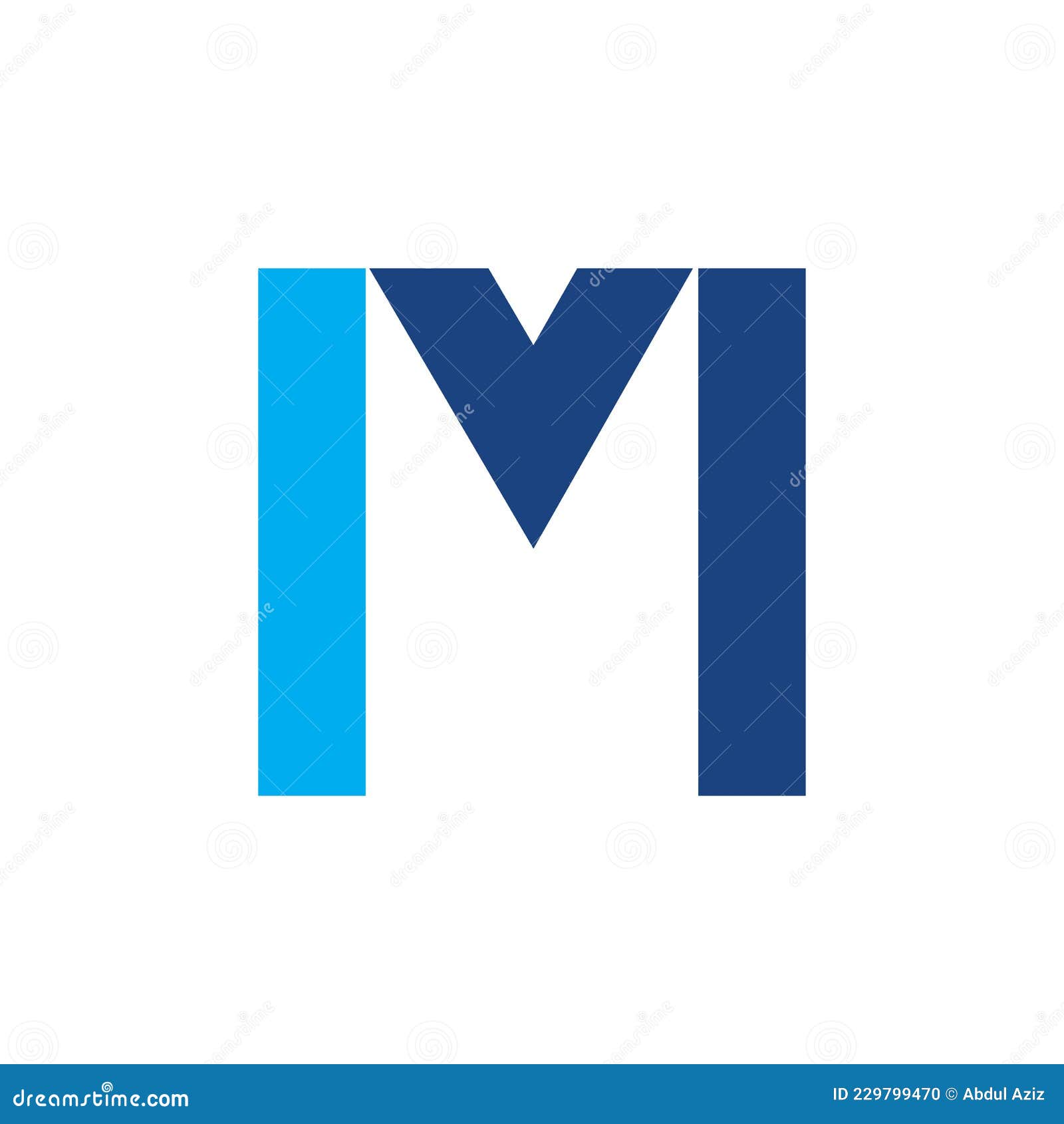 Letter M icon logo vector stock illustration. Illustration of symbol ...