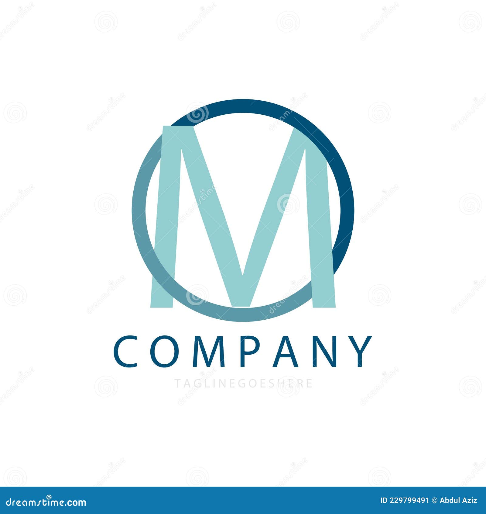 Letter M icon logo vector stock illustration. Illustration of unique ...