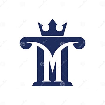 Letter M king logo icon stock vector. Illustration of elegance - 220481071