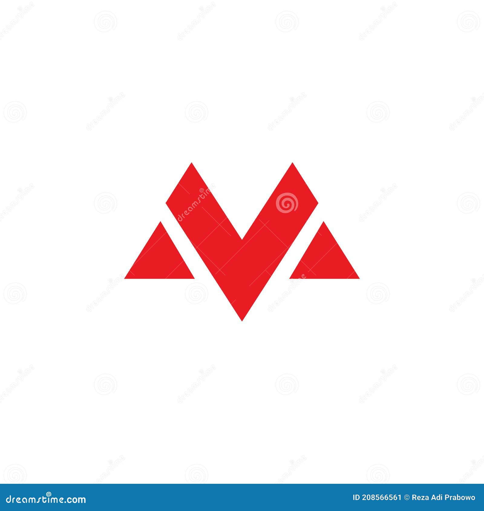 Letter M Line Logo Design. Linear Creative Minimal Monochrome Monogram ...