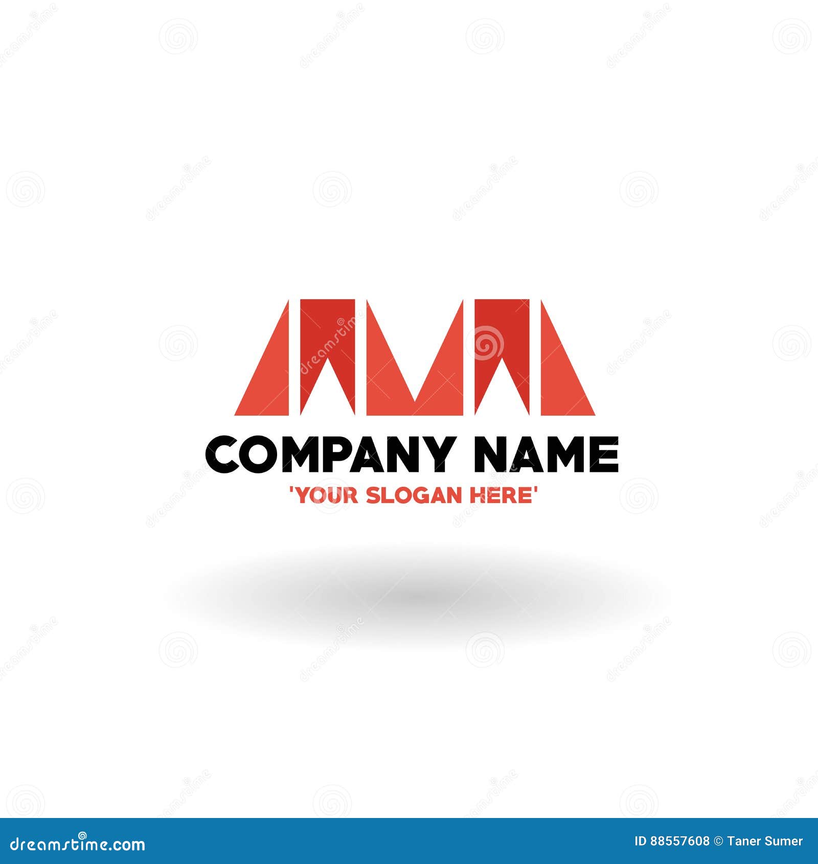 Letter M Logo stock vector. Illustration of front, green - 88557608