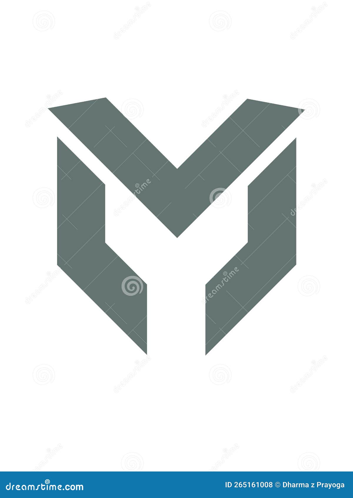Vector Letter M Logo and Templet Stock Illustration - Illustration of ...