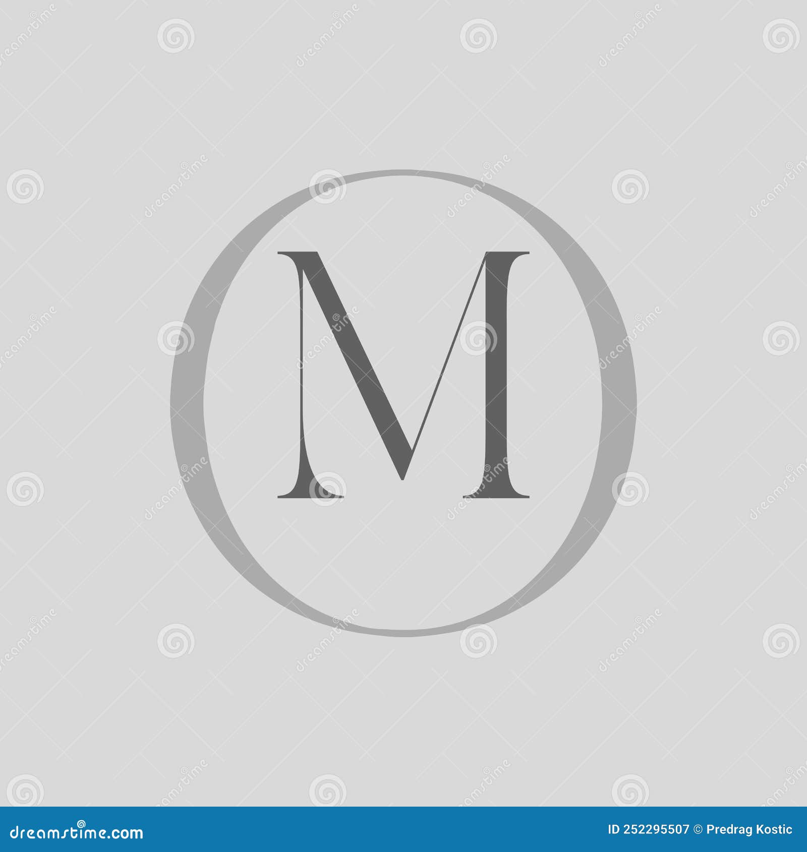 Letter M logo design stock illustration. Illustration of mark - 252295507