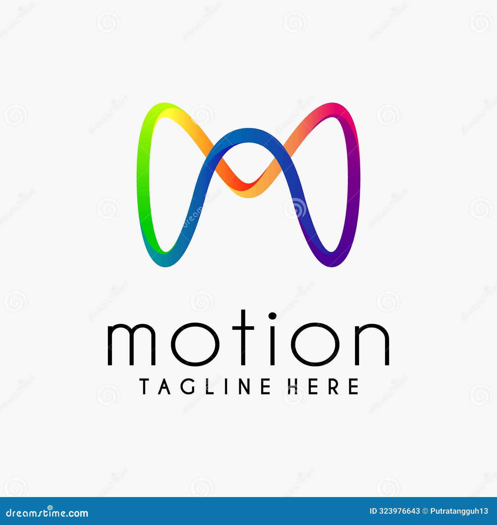 Letter M Infinity Logo Design Stock Vector - Illustration of technology ...