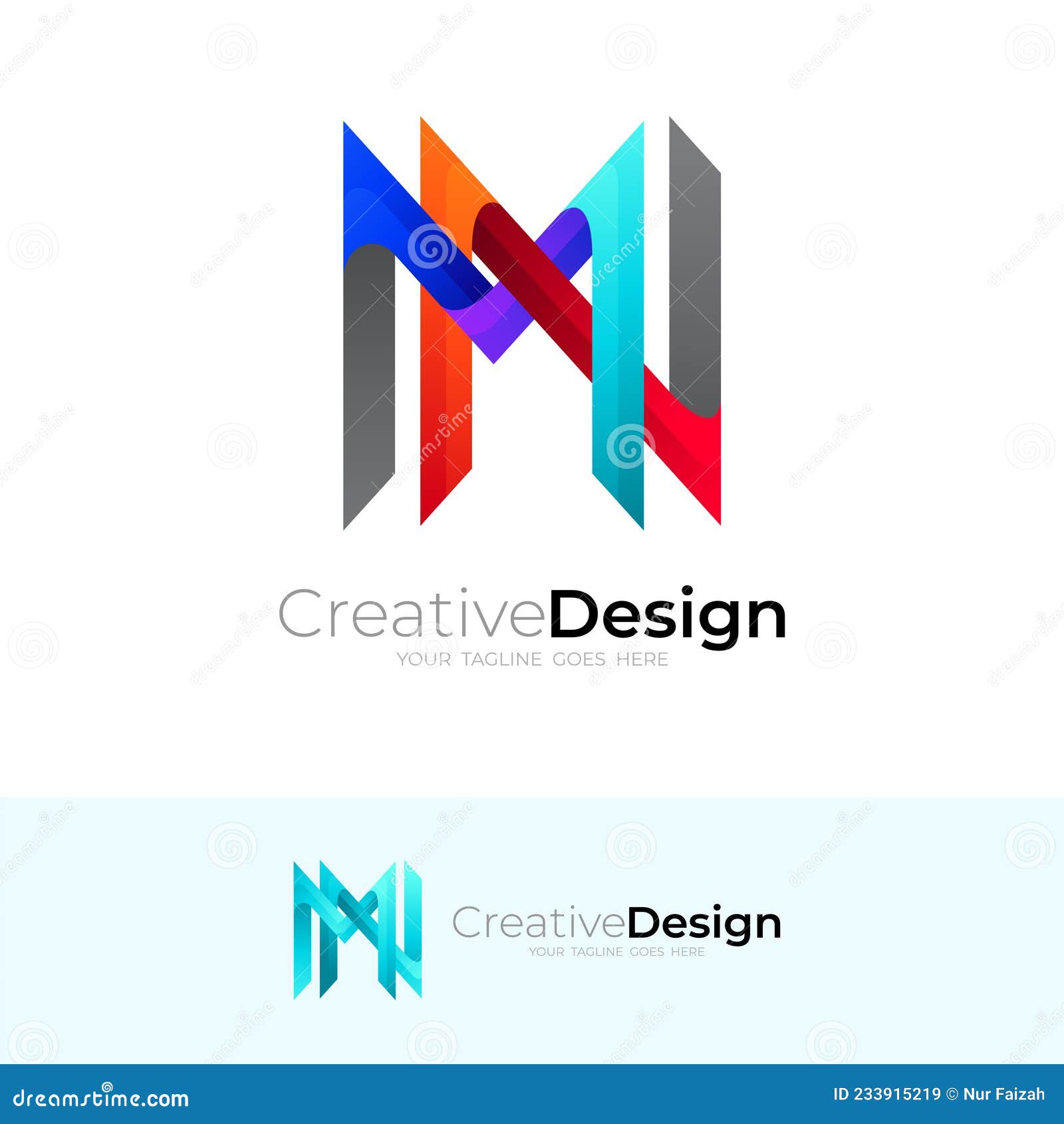 Letter M and N Logo Design Combination with Line , Company Design ...