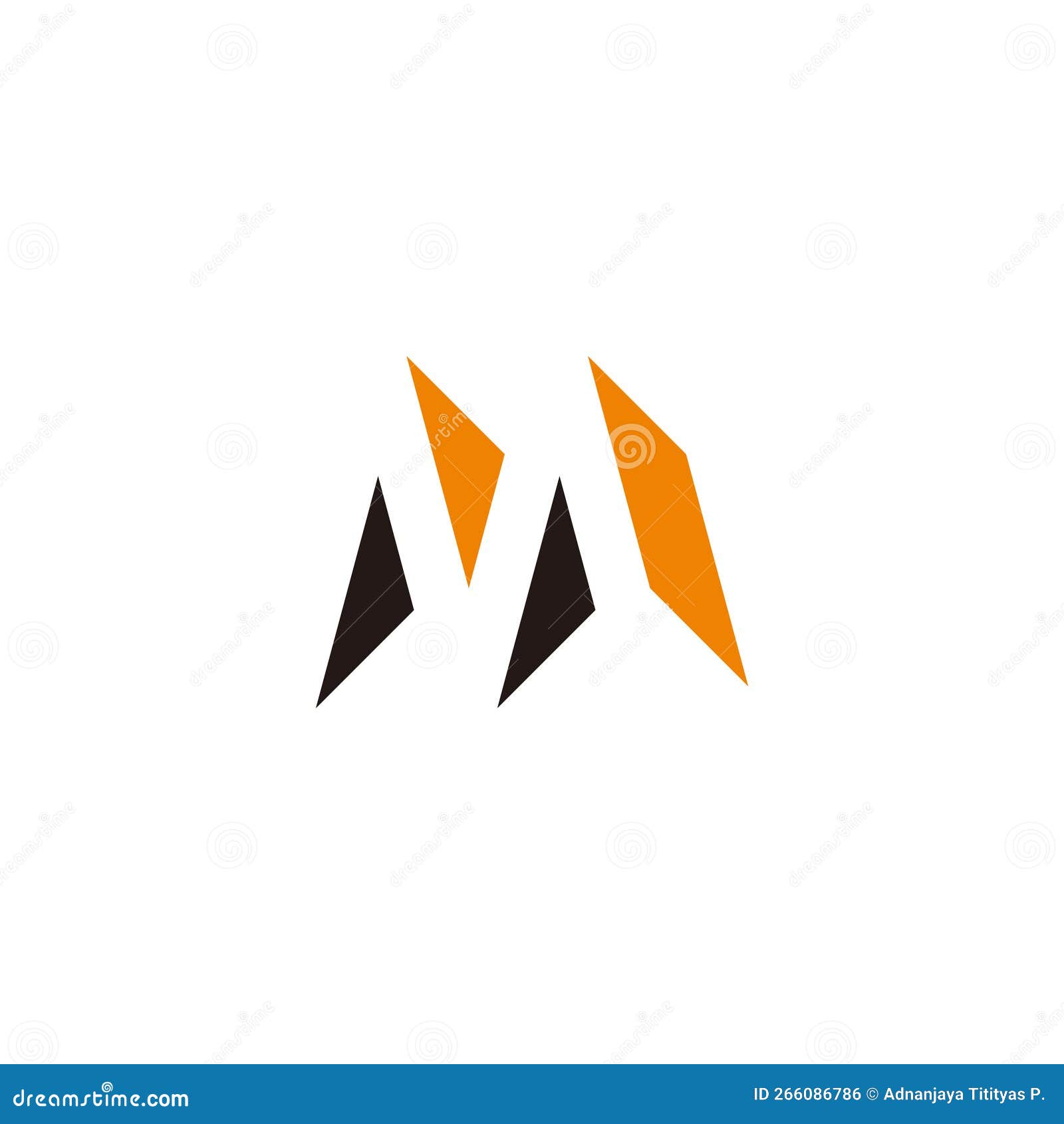 Letter M Shadow Colorful 3d Flat Logo Vector Stock Vector ...