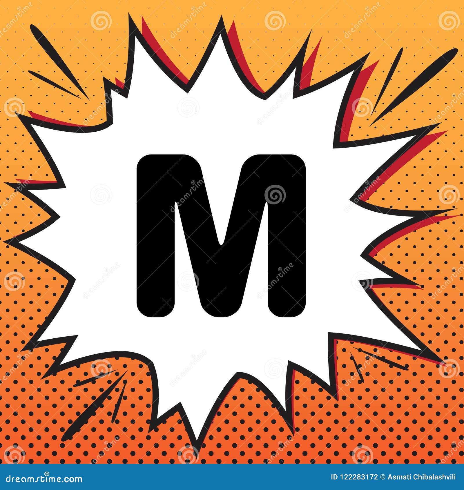 Letter M Sign Design Template Element. Vector Stock Vector ...