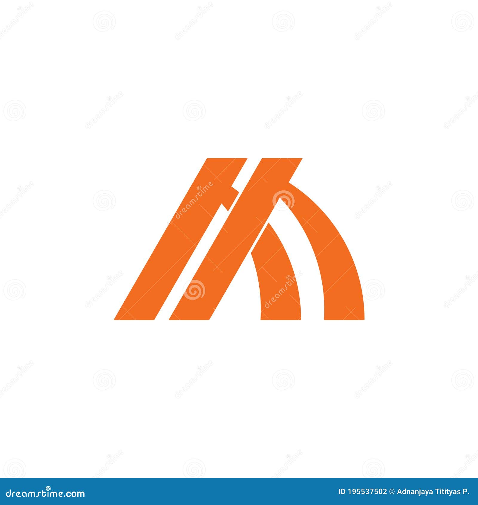 Letter M Simple Simple Overlap Logo Vector Stock Vector - Illustration ...
