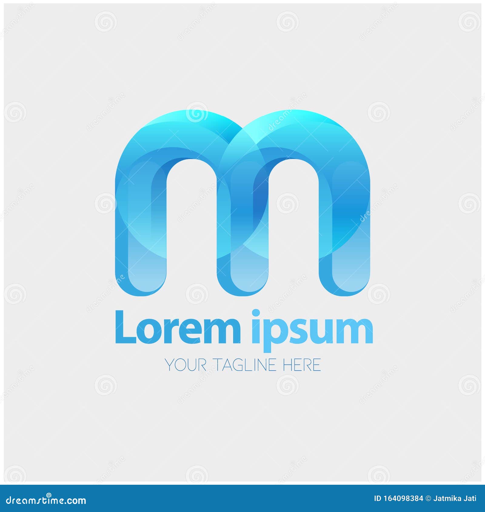 Letter M symbol or icon stock vector. Illustration of icon - 164098384