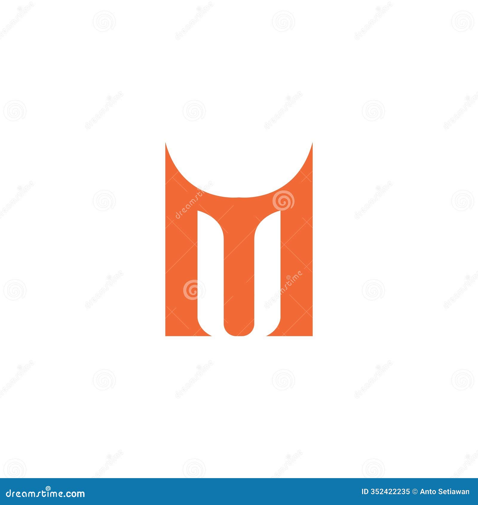 Letter M And U Logo Vector. MU Icon | CartoonDealer.com #352422235