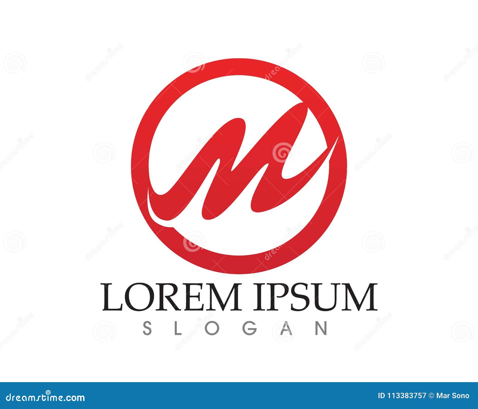 Letter M Vector Icons Such Logos Template Stock Vector - Illustration ...