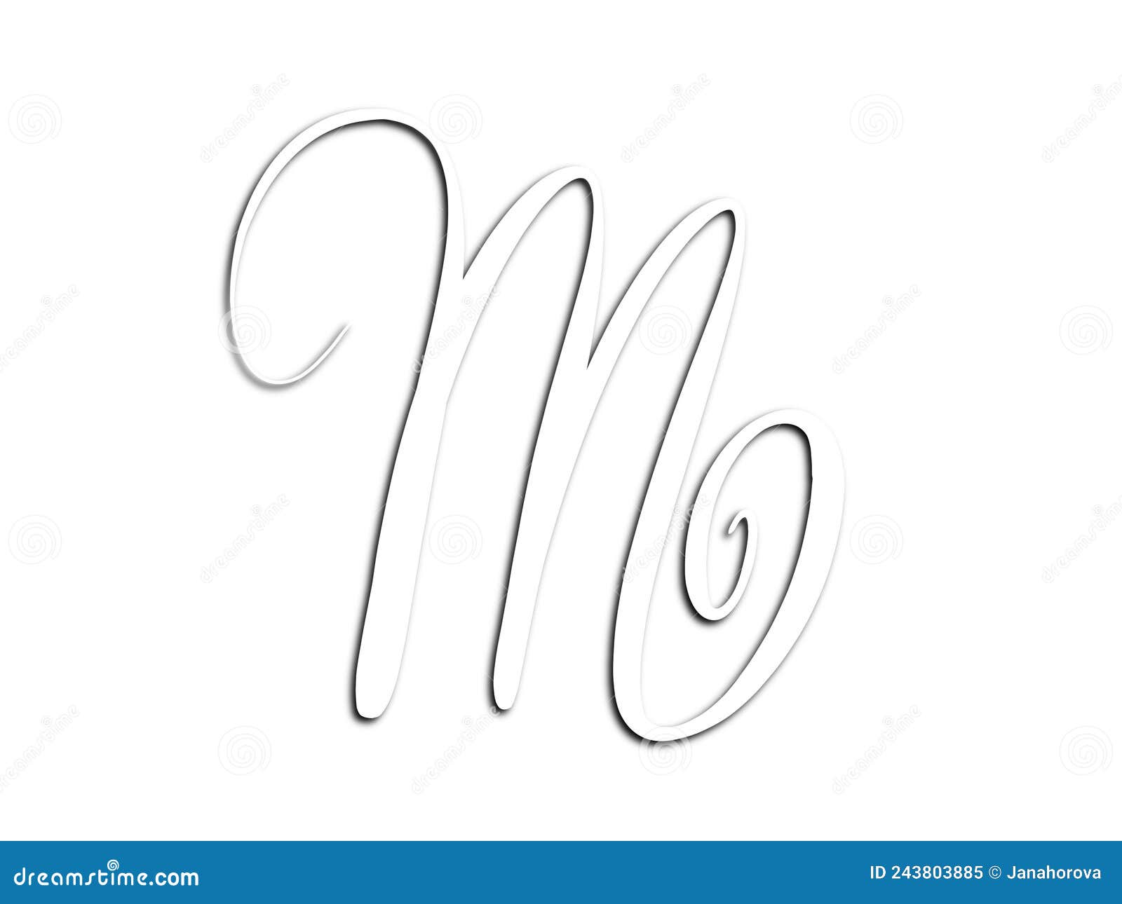 Letter M stock illustration. Illustration of card, letter - 243803885