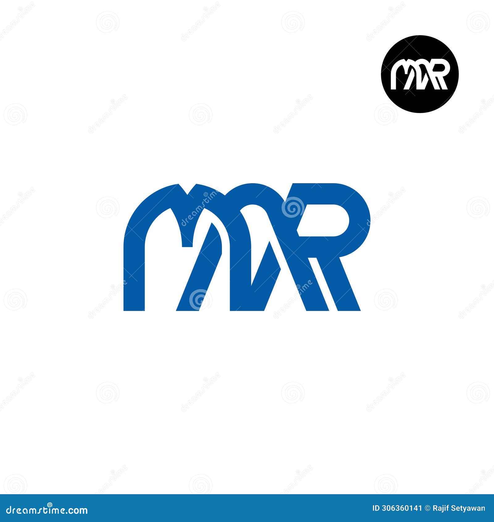 Letter MAR Monogram Logo Design Cartoon Vector | CartoonDealer.com ...