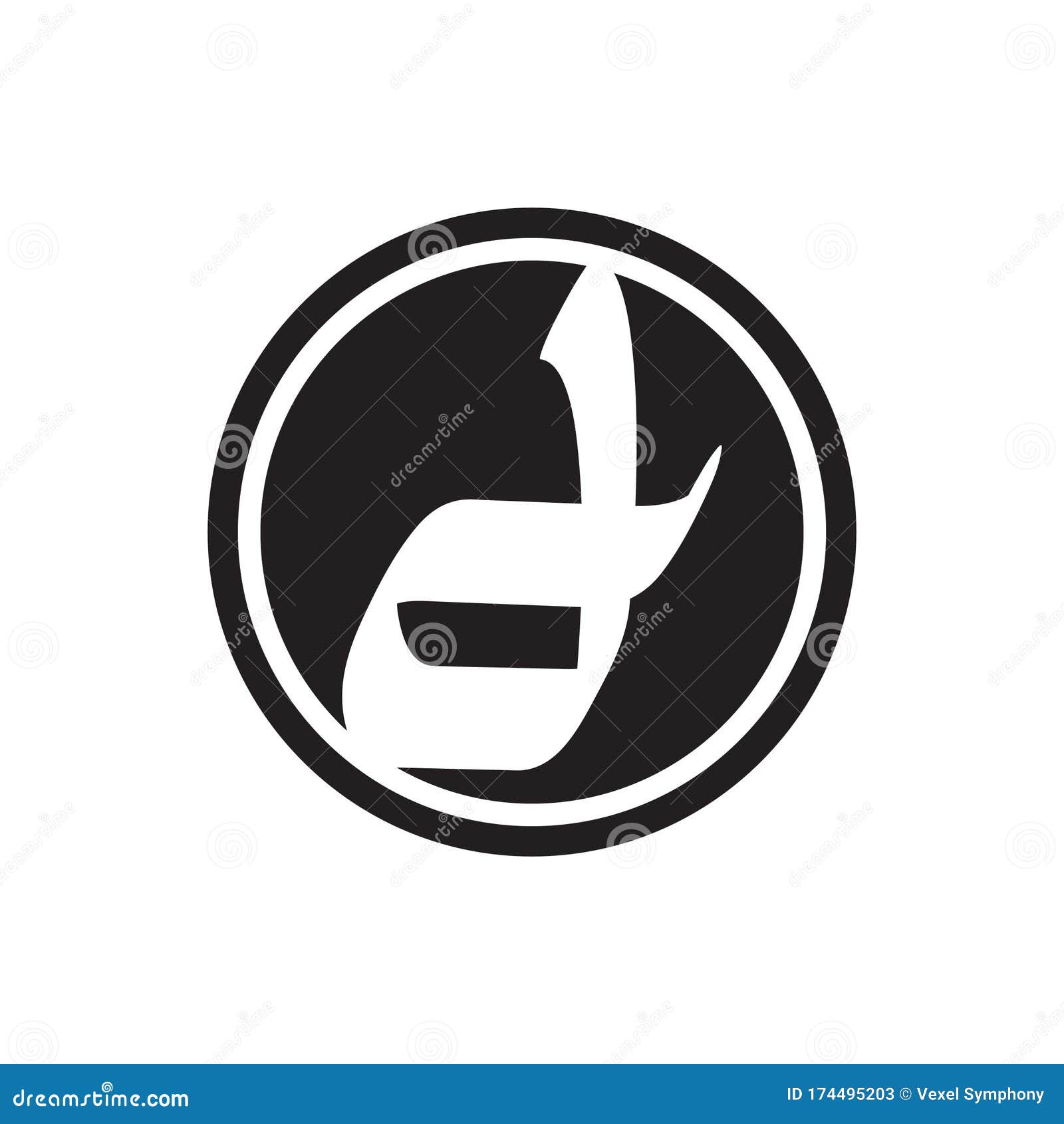 Letter mark logo design 37 stock vector. Illustration of business ...