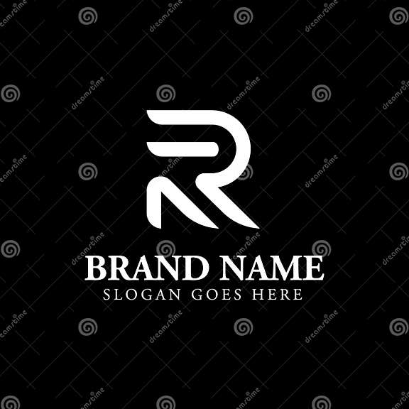 Letter Mark R Logo Design Template Stock Vector - Illustration of ...