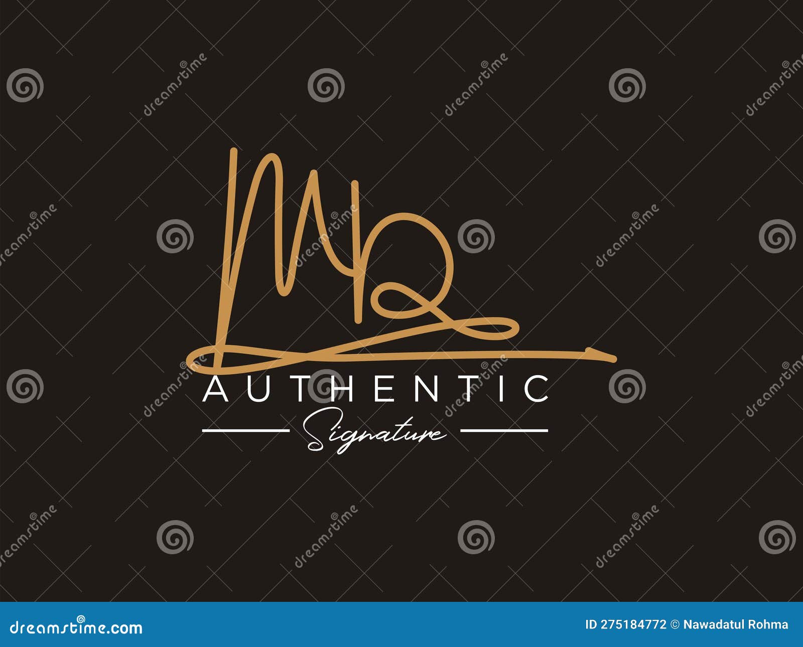 Letter MB Signature Logo Template Vector Stock Vector - Illustration of ...