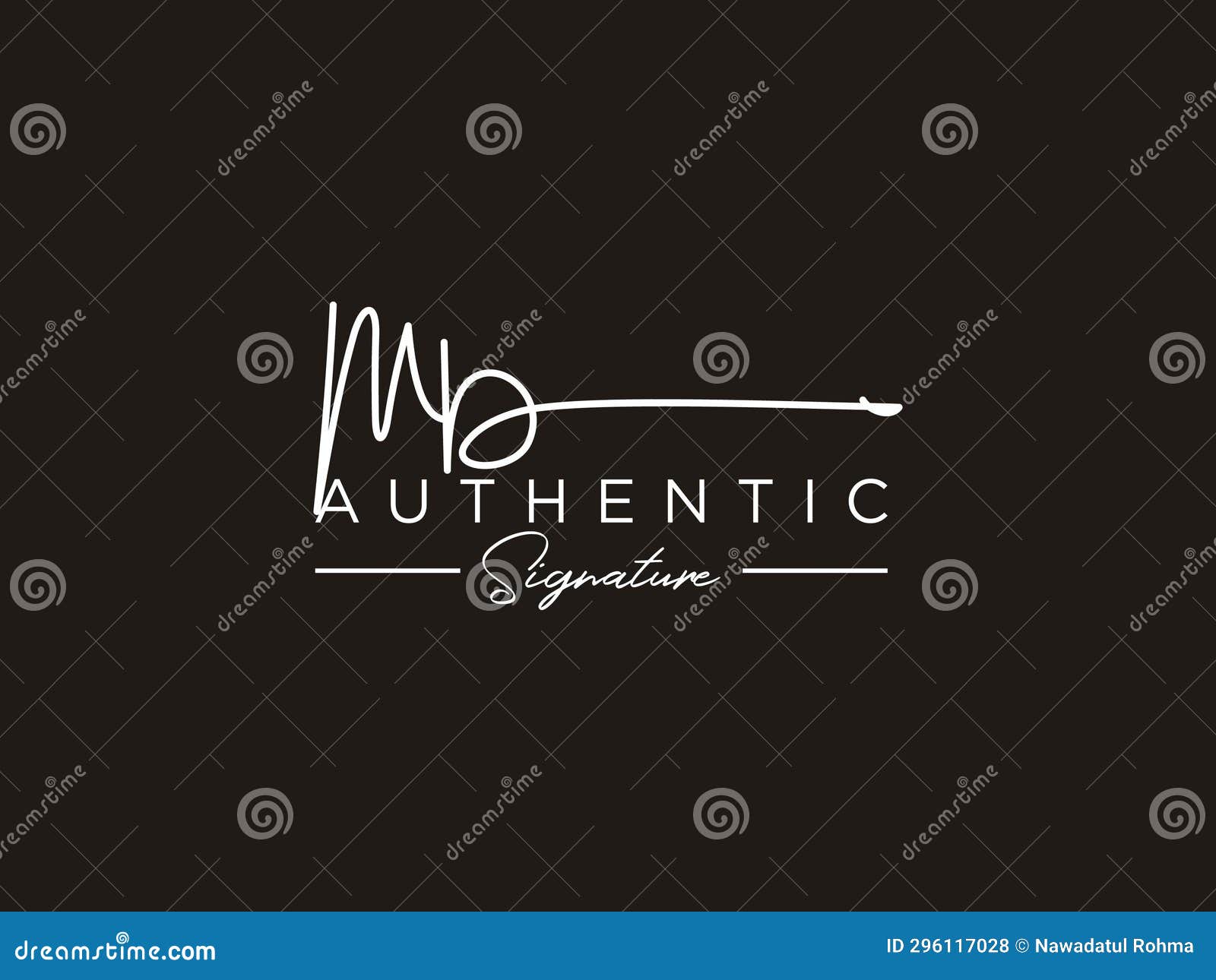 Letter MB Signature Logo Template Vector Stock Vector - Illustration of ...