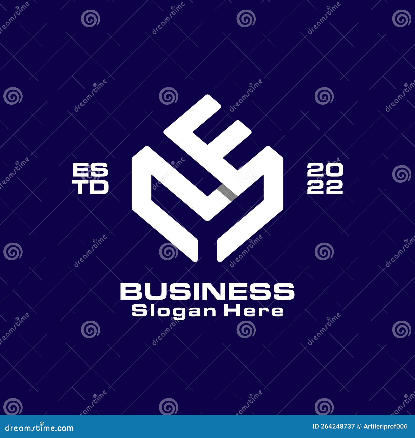 Letter ME Initial EM Logos Images, Stock Photos & Vectors Stock Vector ...