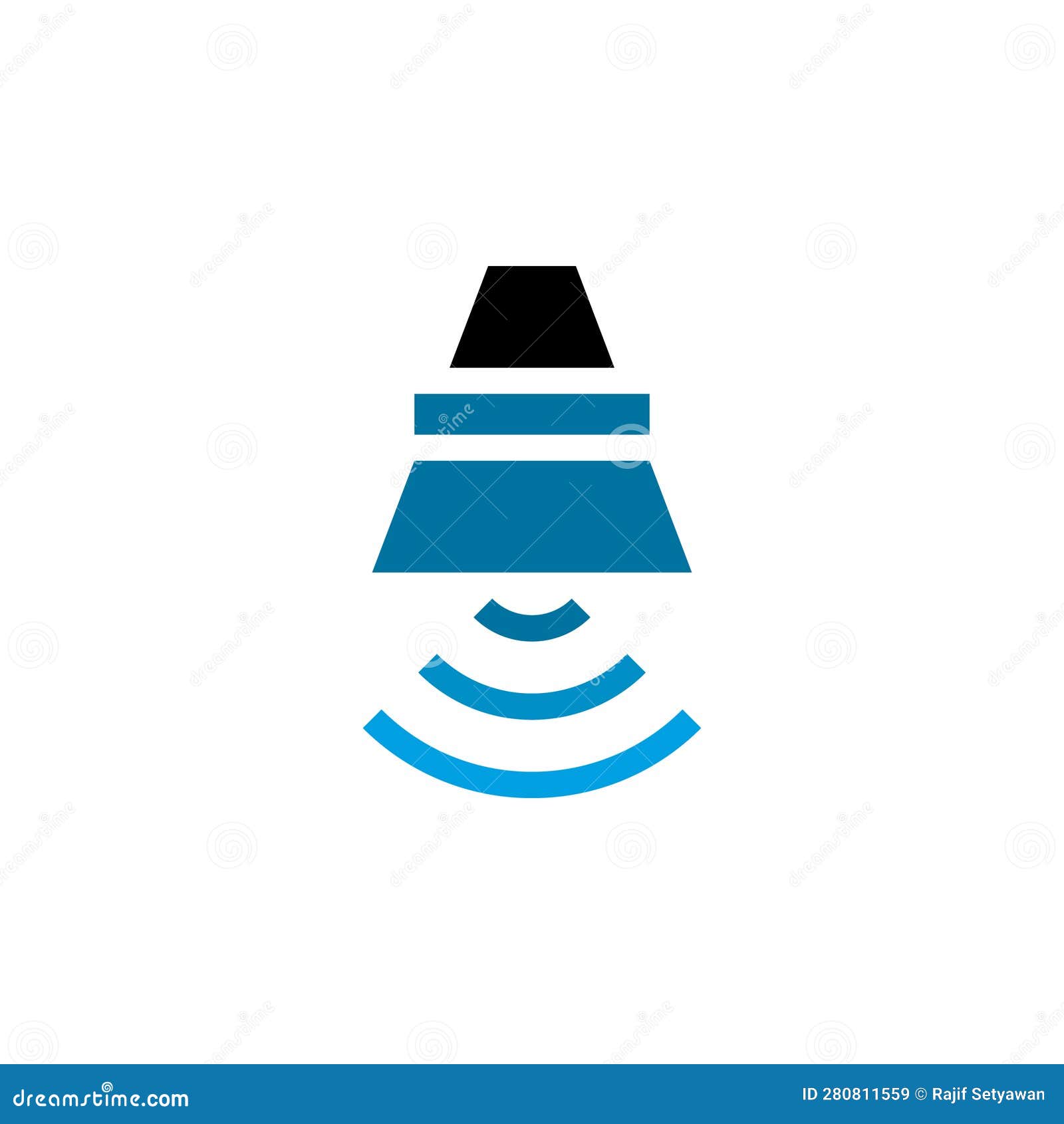Letter a Megaphone Loudhailer Loudspeaker Speaker Logo Icon Stock ...