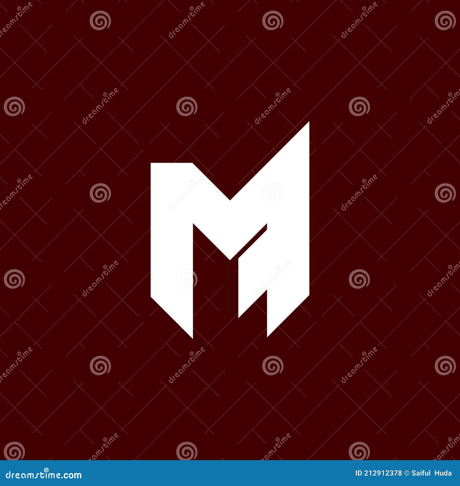 Letter MF Simple Monogram Logo Icon Design. Stock Vector - Illustration ...