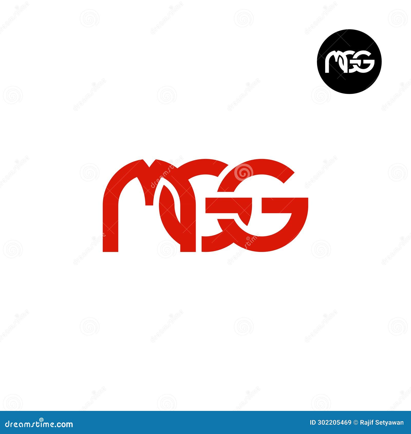 Letter MGG Monogram Logo Design Stock Vector - Illustration of logos ...
