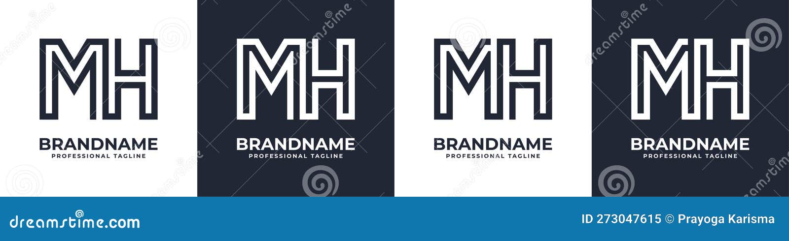 Letter MH or HM Global Technology Monogram Logo, Suitable for Any ...