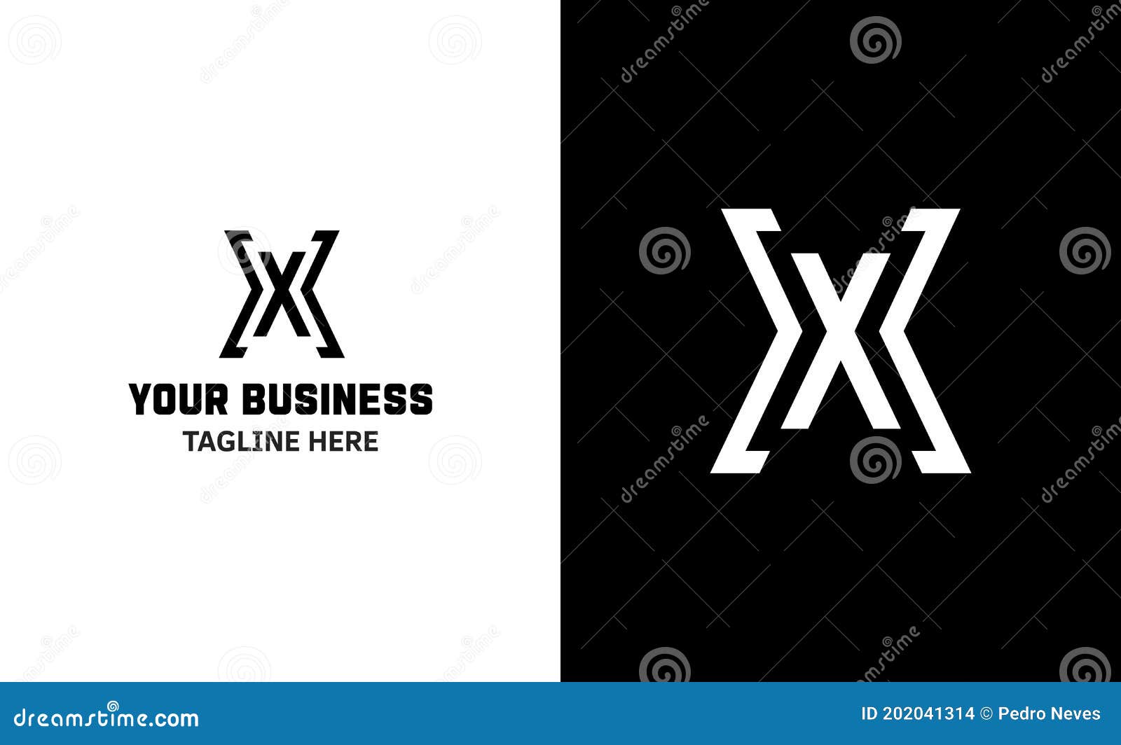 Letter X Minimal Vector Logo. Icon Mark Design Template Stock Vector ...