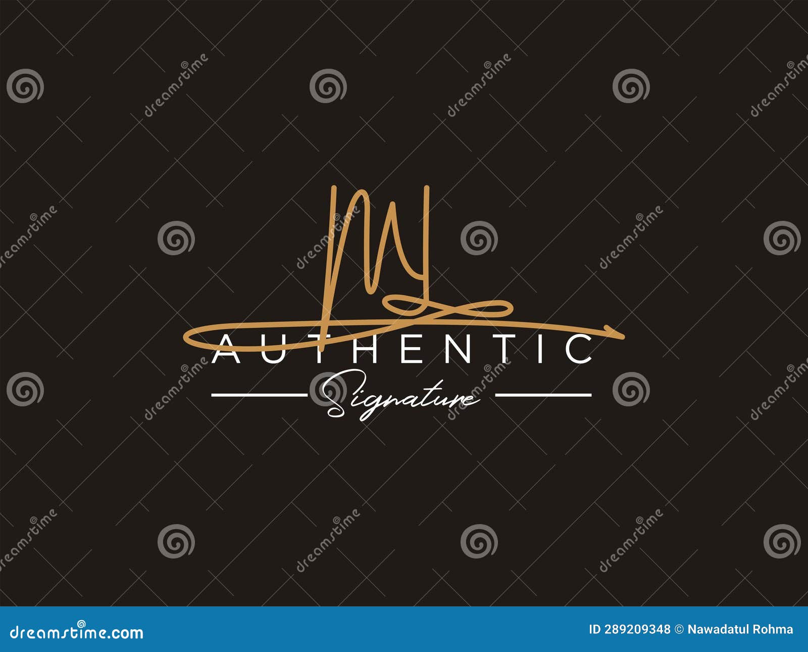 Letter ML Signature Logo Template Vector Stock Vector - Illustration of ...