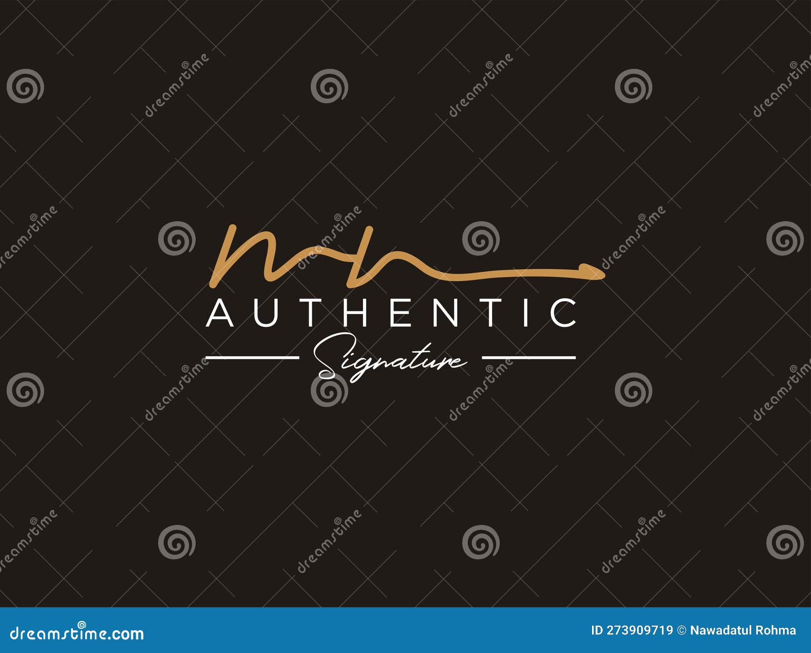 Letter MN Signature Logo Template Vector Stock Vector - Illustration of ...