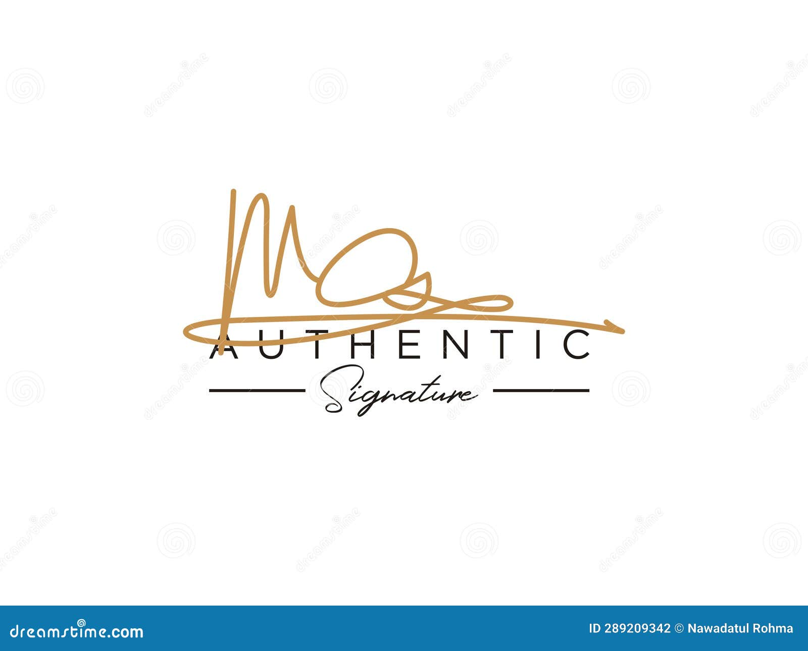 Letter MO Signature Logo Template Vector Stock Vector - Illustration of ...