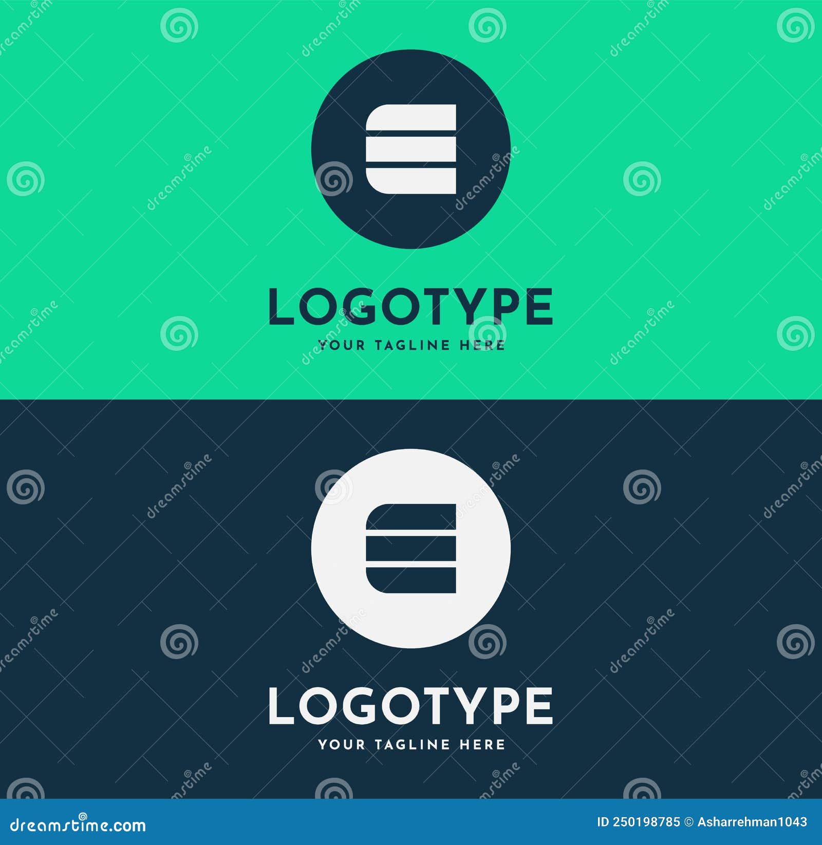 Letter Modern E Logo Design Stock Vector - Illustration of initial ...