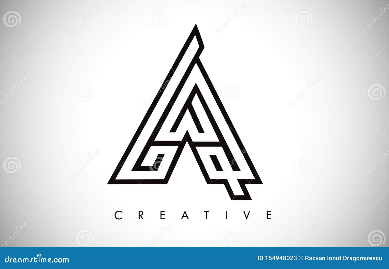 A Letter Modern Trendy Design Logo. Letter a Icon Logo with Modern ...