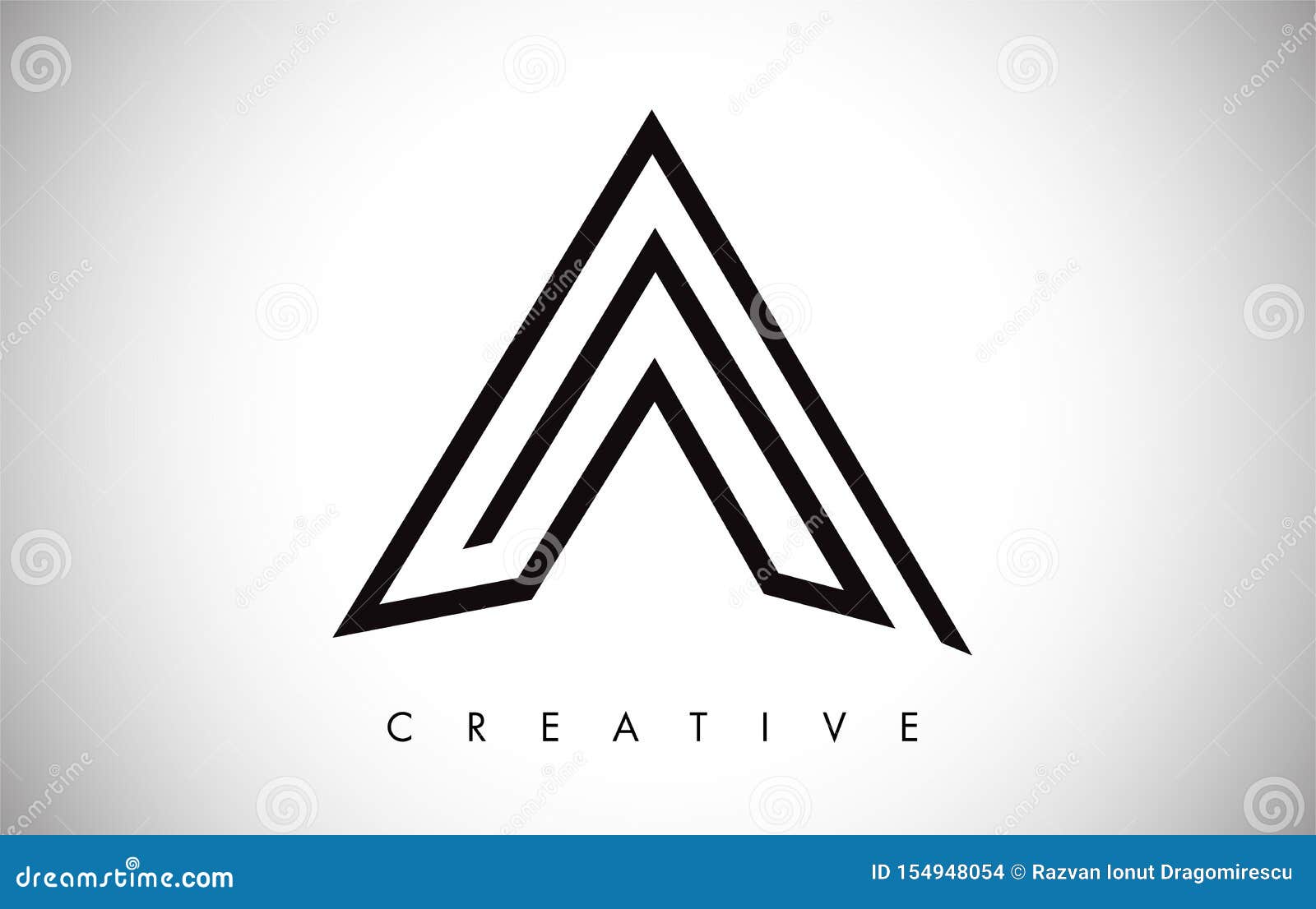 A Letter Modern Trendy Design Logo. Letter a Icon Logo with Modern ...
