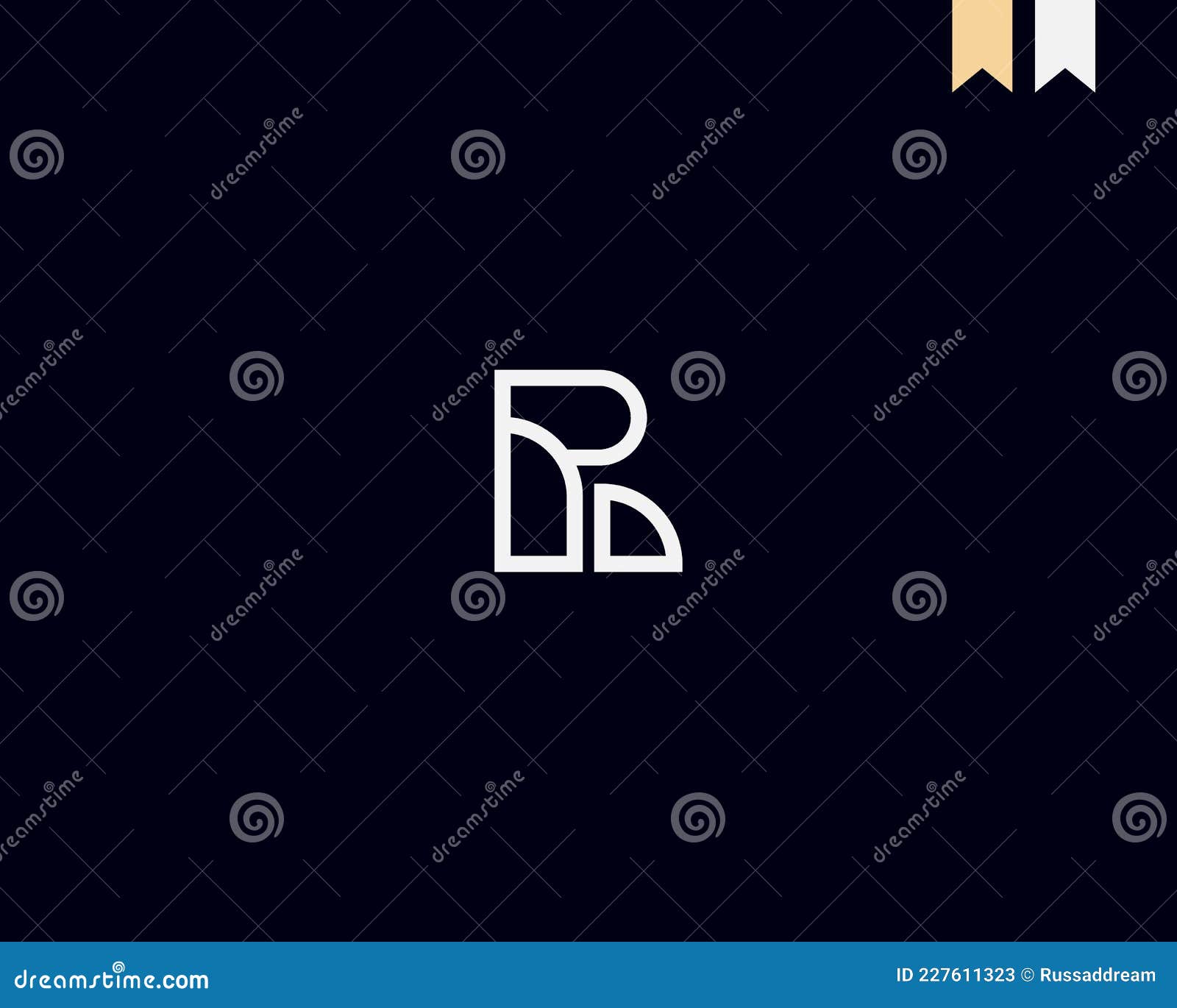 Letter and Monogram stock vector. Illustration of branding - 227611323