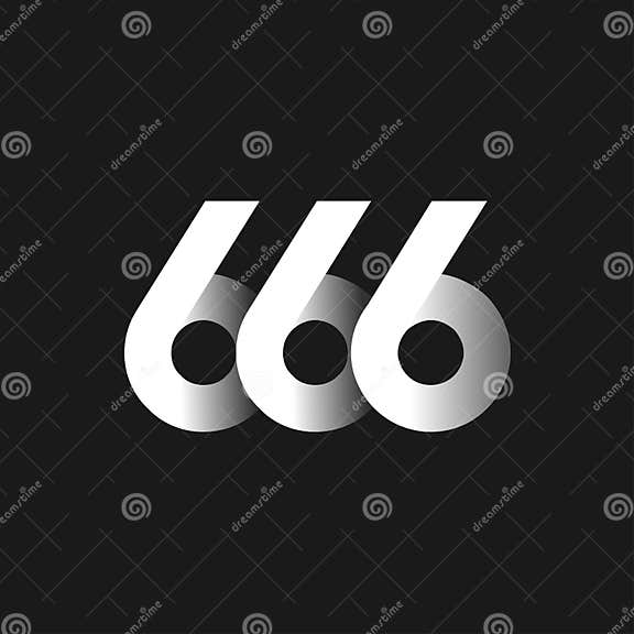 666 Letter Monogram Logo Icon Design Stock Illustration - Illustration ...