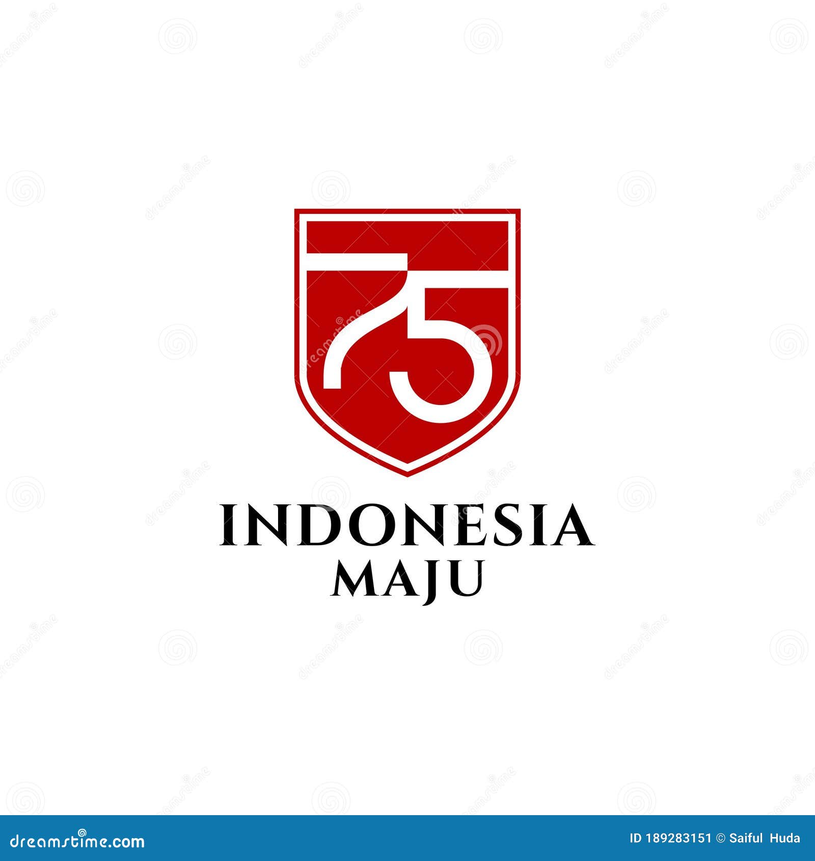 Letter 75 Monogram Logo Icon Design Vector. Stock Vector - Illustration ...