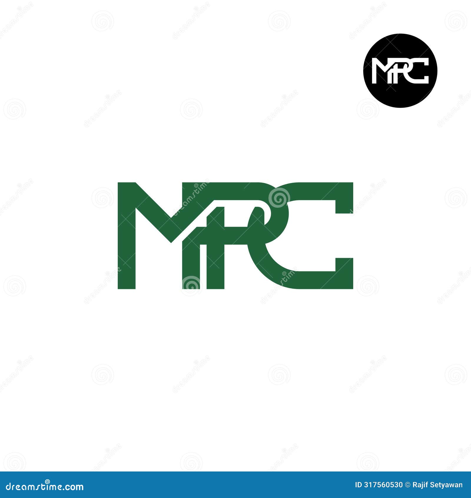 Letter MPC Monogram Logo Design Vector Illustration | CartoonDealer.com ...