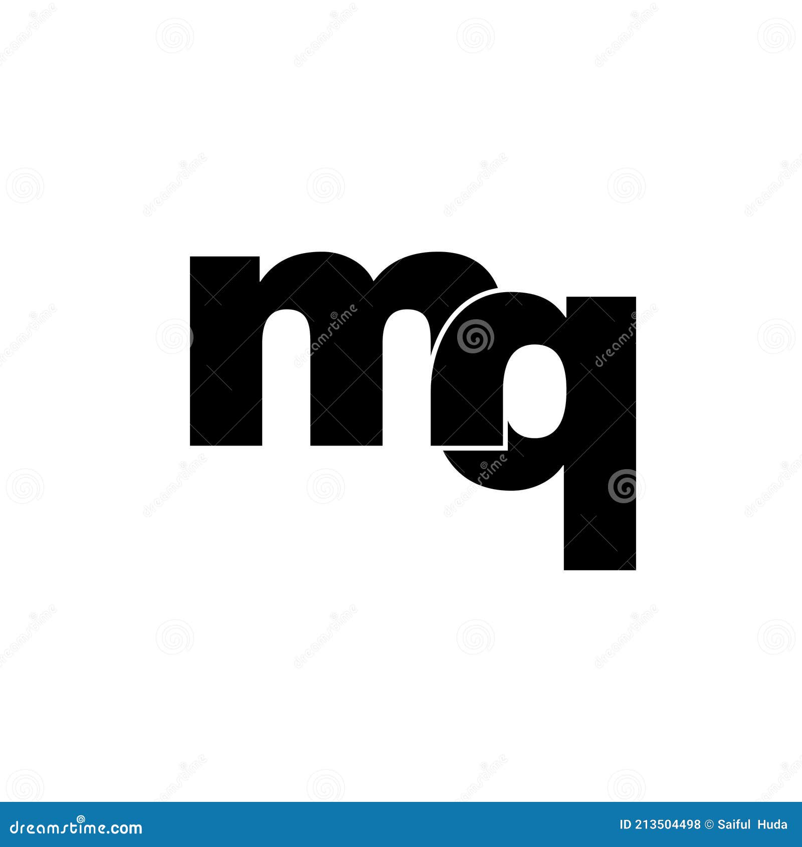 Letter MQ Simple Monogram Logo Icon Design. Stock Vector - Illustration ...