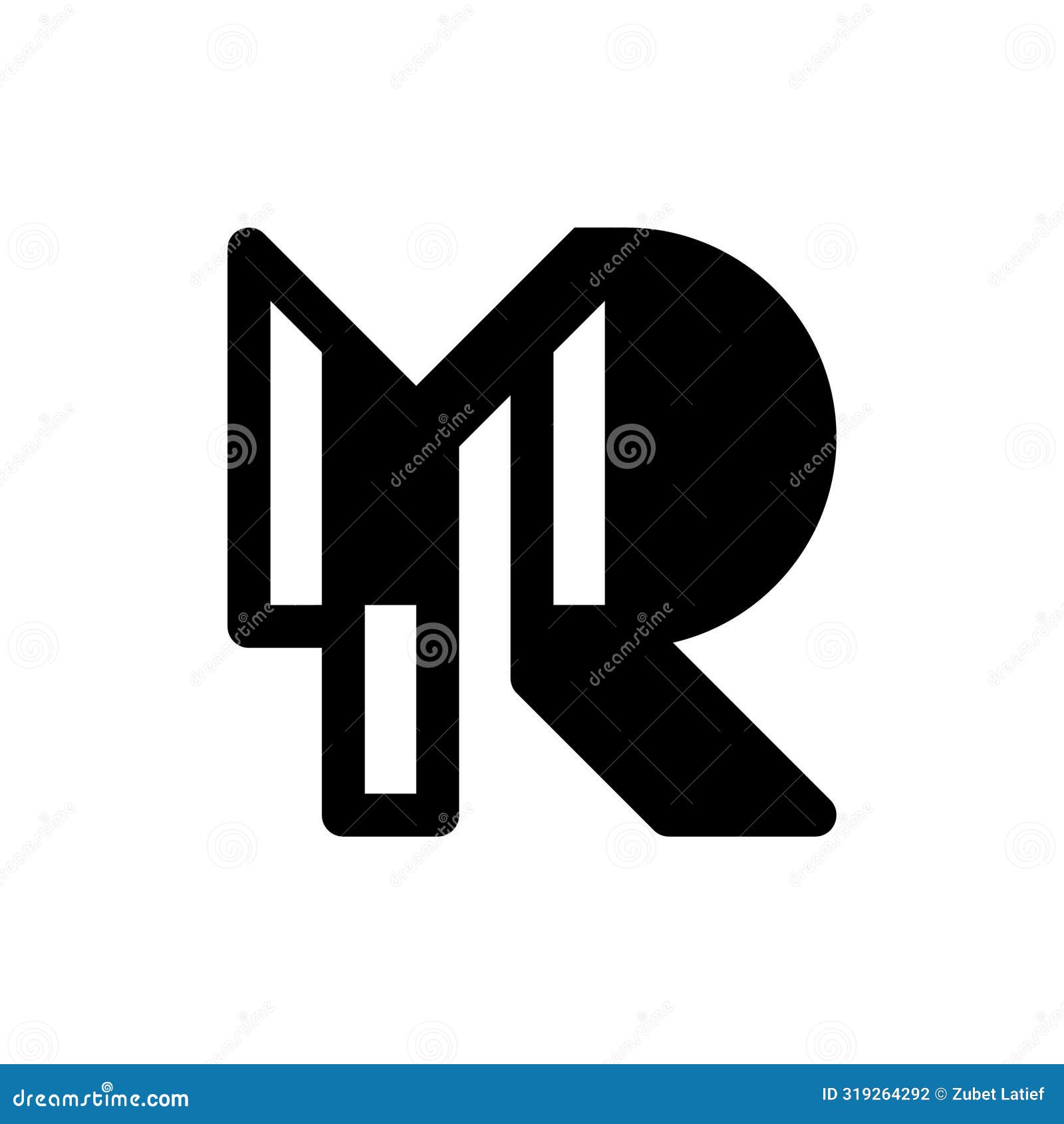 Letter MR Modern Logo Design, Suitable for Your Company Stock Vector ...