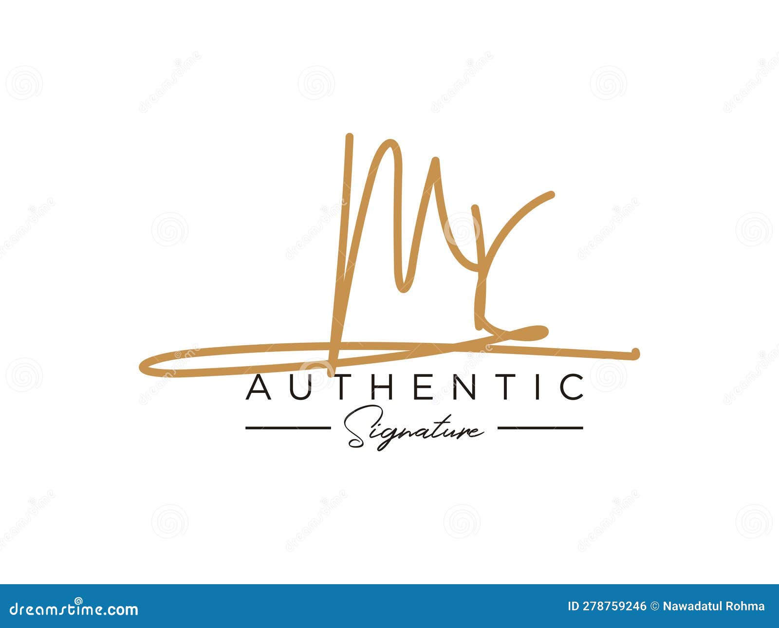 Letter MR Signature Logo Template Vector Stock Vector - Illustration of ...